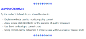 Measurable Module Objectives